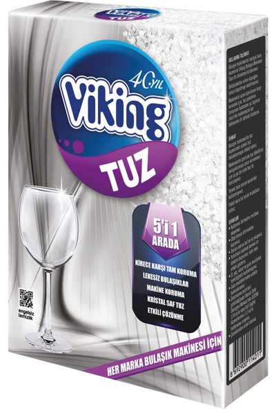 Viking Bulaşık Makinesi Tuz 1500 gr x 2'li Viking Bulaşık Makinesi Tuz 1500 gr x 2'li