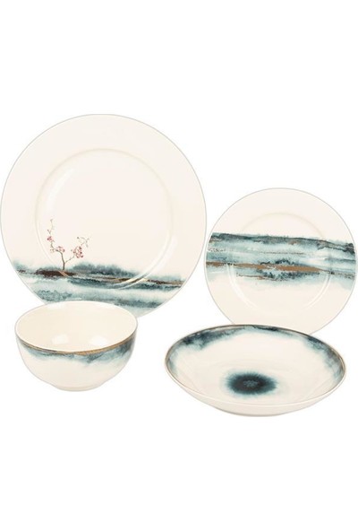 Mikasa Moor Azure 6 Kişilik 24 Parça Yemek Takımı Mikasa Moor Azure 6 Kişilik 24 Parça Yemek Takımı
