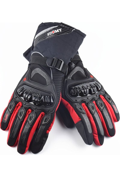 Yukka Kışlık Sıcak Tutan Motosiklet Eldiveni Su Rüzgar Geçirmez