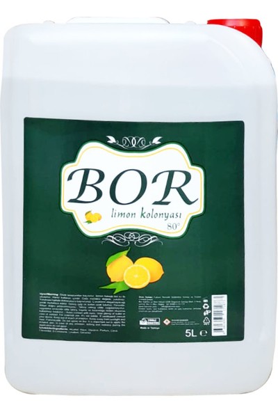 Bor Limon Kolonyası 5 Litre