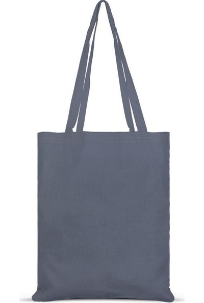 Çınar Bez Çanta Baskısız Gri Bez Çanta