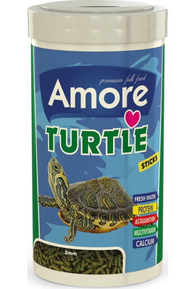Amore Turtle Sticks 1000ML Kalsiyum Kaplumbağa ve Sürüngen Yemi Amore Turtle Sticks 1000ML Kalsiyum Kaplumbağa ve Sürüngen Yemi