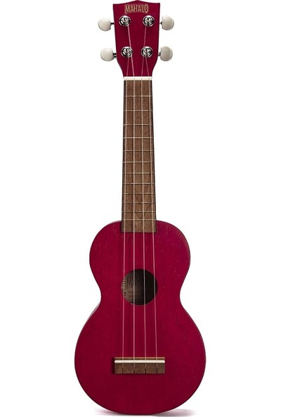 Mahalo Kahiko Serisi MK1TRD Soprano Ukulele (Transparent Red)