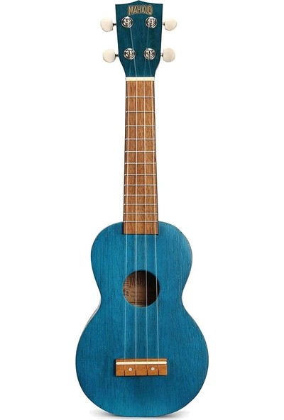 Mahalo Kahiko Serisi MK1TBU Soprano Ukulele (Transparent Blue) Mahalo Kahiko Serisi MK1TBU Soprano Ukulele (Transparent Blue)