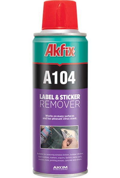 Akfix A104 Etiket Sökücü Sprey 200Ml Akfix A104 Etiket Sökücü Sprey 200Ml