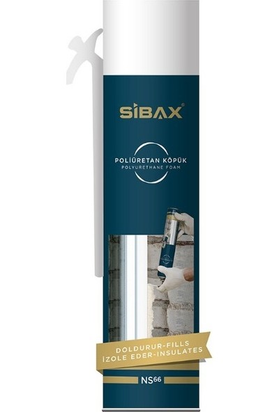 Sibax Ns66 Poliüretan Dolgu Köpük 600 Gr Sibax Ns66 Poliüretan Dolgu Köpük 600 Gr