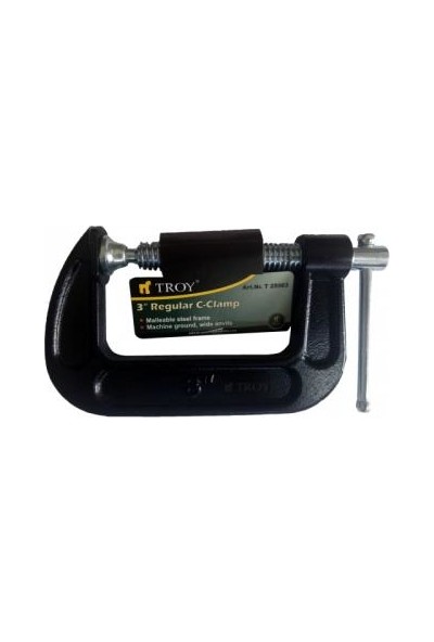 Troy 25063 C-Tipi Mengene, 76Mm Dövme Çelik İşkence Troy 25063 C-Tipi Mengene, 76Mm Dövme Çelik İşkence