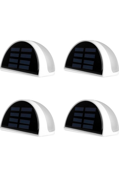 Yukka 4 Adet Işık Sensörlü Güneş Enerjili Lamba Paneli 6 Led Su Geçirmez Bahçe Yolu Lambası (Beyaz Işık) Yukka 4 Adet Işık Sensörlü Güneş Enerjili Lamba Paneli 6 Led Su Geçirmez Bahçe Yolu Lambası (Beyaz Işık)