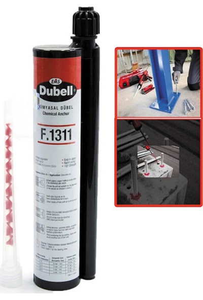 Karaelmas Ems Kimyasal Dübel 345 Ml F-1311 // 2 Adet Yedek Uçlu