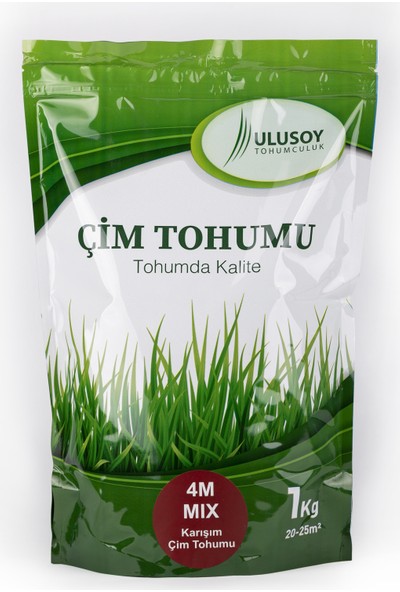 Ulusoy Tohumculuk 4M Mix Çim Tohumu Karışımı 1Kg Ulusoy Tohumculuk 4M Mix Çim Tohumu Karışımı 1Kg