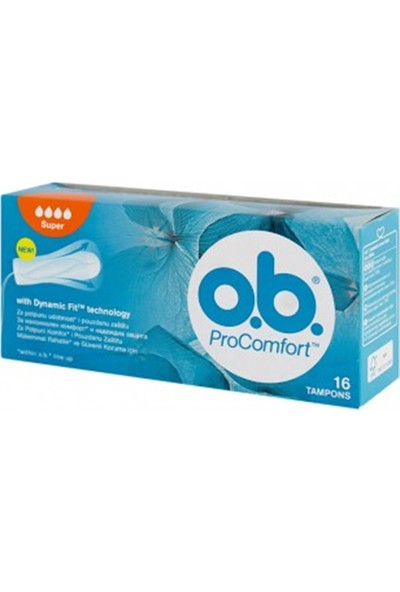 O.b Tampon Süper 16 Adet O.b Tampon Süper 16 Adet