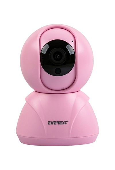 Everest DF-841W 2.0 Mp Ip Smart Wifi Network Tf Card Pembe Güvenlik Kamerası Yoosee Everest DF-841W 2.0 Mp Ip Smart Wifi Network Tf Card Pembe Güvenlik Kamerası Yoosee