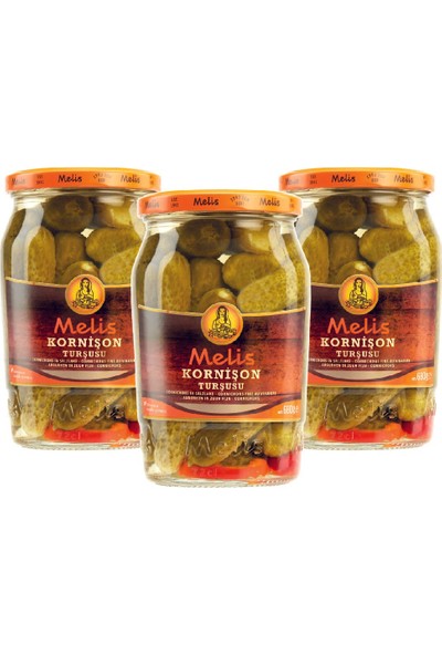 Melis 3'lü Turşu Kornişon 720 ml