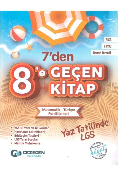 Gezegen Yayıncılık 7'den 8'e Geçen Kitap