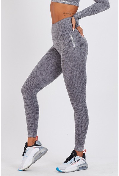 Gymwolves Dikişsiz Spor Tayt | Ash Color | Seamles Leggings | Activated Serisi Gymwolves Dikişsiz Spor Tayt | Ash Color | Seamles Leggings | Activated Serisi