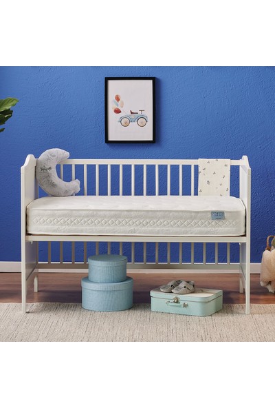 Yataş Mini Baby Blue Star Yaylı Yatak Yataş Mini Baby Blue Star Yaylı Yatak