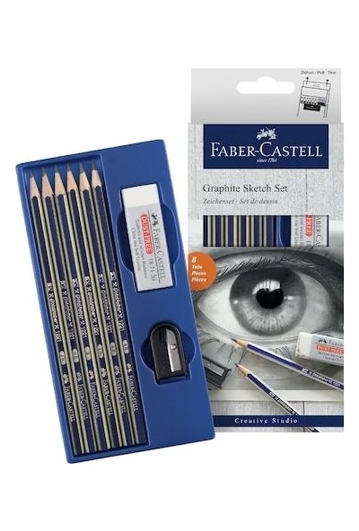 Faber-Castell Goldfaber Dereceli Kalem Çizim Seti Faber-Castell Goldfaber Dereceli Kalem Çizim Seti