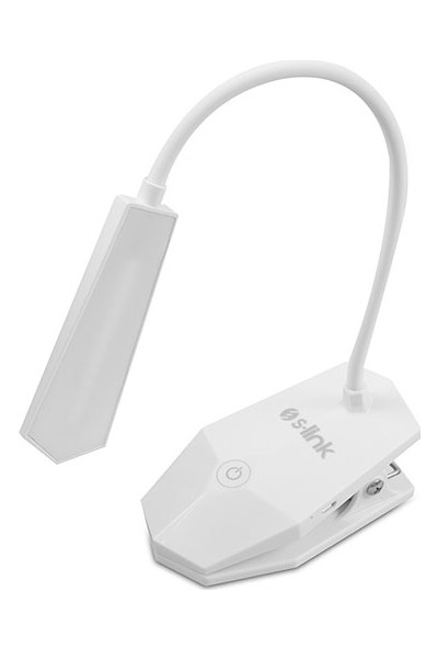 S-Link SL-8720 Beyaz Mandallı 14 LED Şarjlı Taşınabilir Masa Lambası S-Link SL-8720 Beyaz Mandallı 14 LED Şarjlı Taşınabilir Masa Lambası