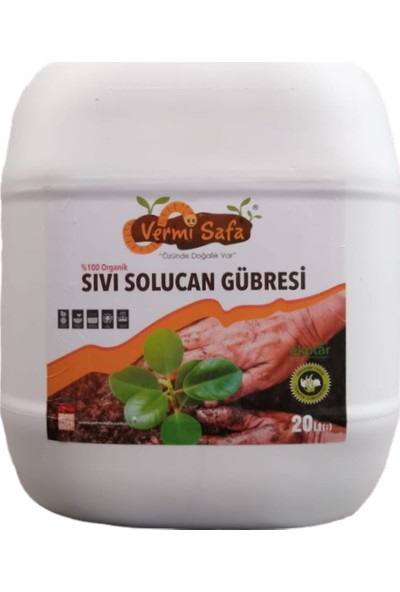 Vermisafa Organik Sıvı Solucan Gübresi 20lt Vermisafa Organik Sıvı Solucan Gübresi 20lt
