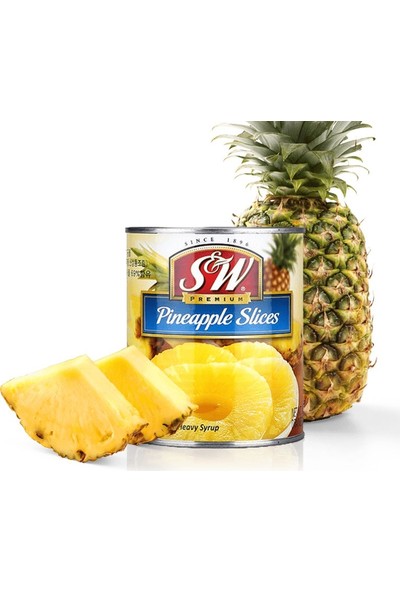 S&W Konserve Dilimli Ananas 836 gr