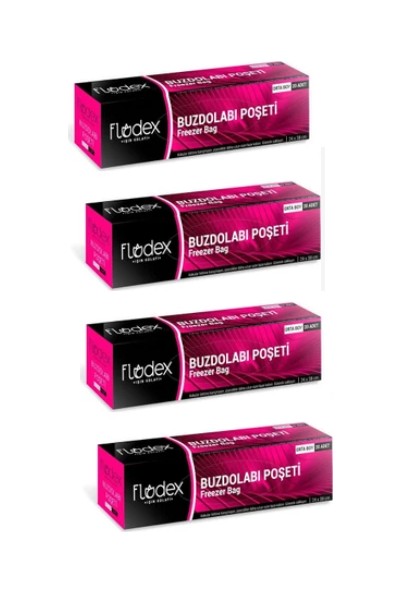 Flodex Buzdolabı Poşeti Orta Boy 4'lü
