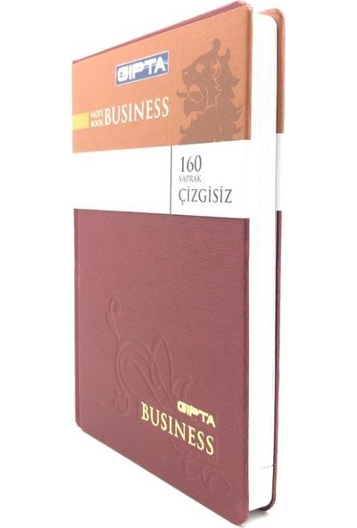 Gıpta 1574 Business Note Book 160 Yap. Düz Defter Bordo
