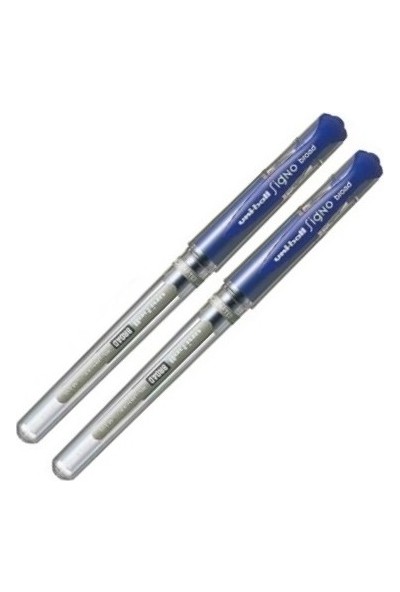 Uni İmza Kalemi Signo UM-153 1.0 Mavi 2'li Uni İmza Kalemi Signo UM-153 1.0 Mavi 2'li