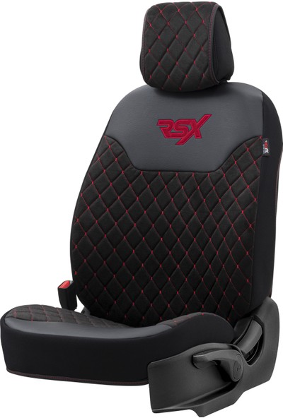 Otom Rsx Diamond Series Koruyucu Oto Koltuk Minderi Siyah - Kırmızı Otom Rsx Diamond Series Koruyucu Oto Koltuk Minderi Siyah - Kırmızı