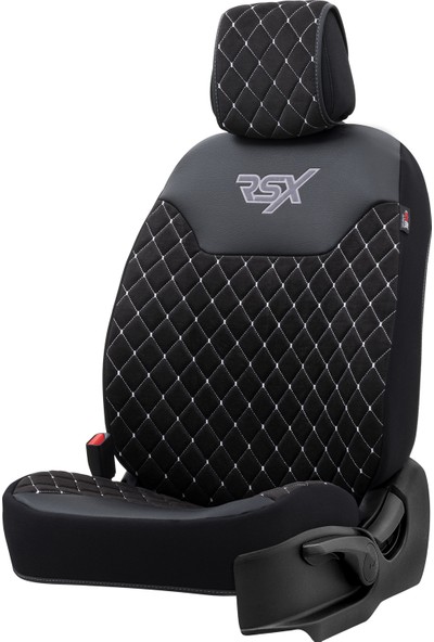 Otom Rsx Diamond Series Koruyucu Oto Koltuk Minderi Siyah - Beyaz Otom Rsx Diamond Series Koruyucu Oto Koltuk Minderi Siyah - Beyaz