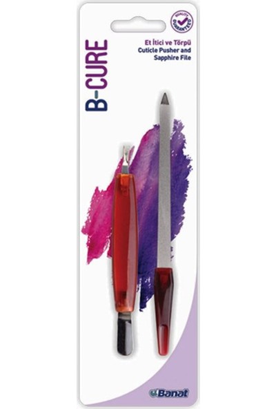 Banat B-Cure Manikür Seti (Et Itici+Tırnak Törpüsü)