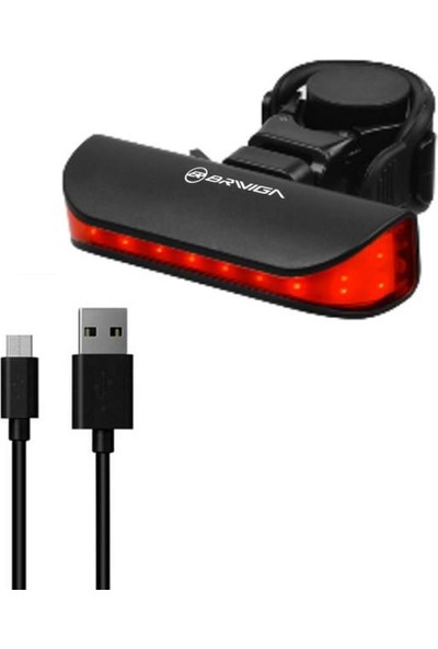 Eastpower/Brwiga EBL-3212 Arka Far 30 Lümen USB Şarjlı