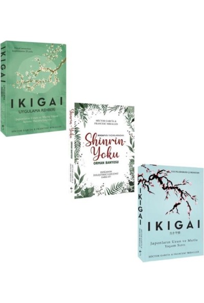 Ikigai Mutlu Yaşama Sırrı Seti 3 Kitap