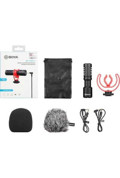 Boya By-Mm1+ Cardioid Mikrofon