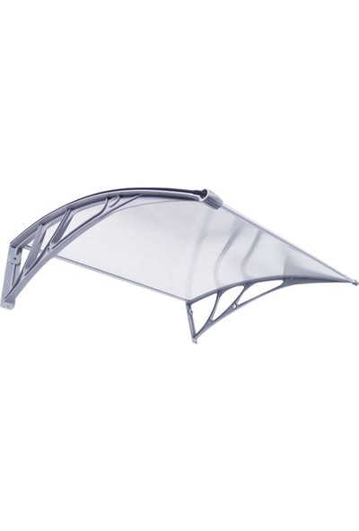 Sislon Kapı Üstü Pratik Sundurma 120 x 100 cm Gri Sislon Kapı Üstü Pratik Sundurma 120 x 100 cm Gri