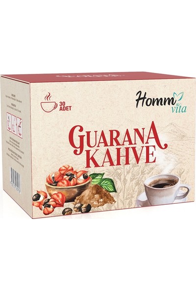 Homm Vita Guarana Kahve Guarana Coffee 2 gr x 30'lu Homm Vita Guarana Kahve Guarana Coffee 2 gr x 30'lu