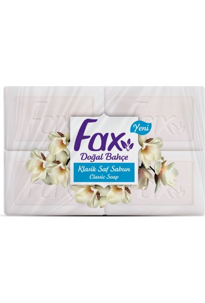 Fax Beyaz Kalıp Sabun 4 x 150 gr Fax Beyaz Kalıp Sabun 4 x 150 gr
