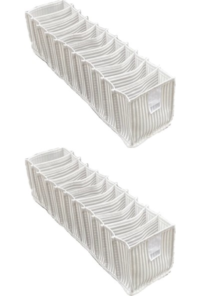 Alas 2 Adet 11 Bölmeli Akordiyon Çekmece ve Dolap Organizeri 11 x 41 x 12 cm Gri Alas 2 Adet 11 Bölmeli Akordiyon Çekmece ve Dolap Organizeri 11 x 41 x 12 cm Gri