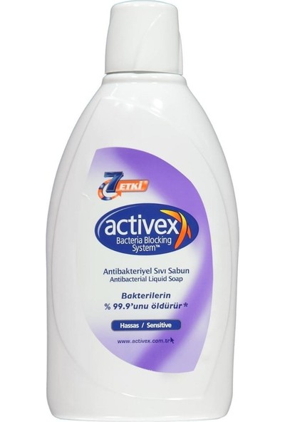 Activex Antibakteriyel Sıvı Sabun Hassas 1000 ml Activex Antibakteriyel Sıvı Sabun Hassas 1000 ml