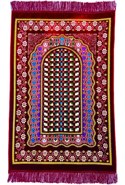 Zemzemm Dodya Renkli Seccade 430 Kırmızı