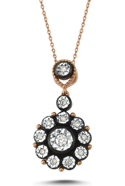 Pırlant 0,25 Karat Pırlanta Fantezi Kolye