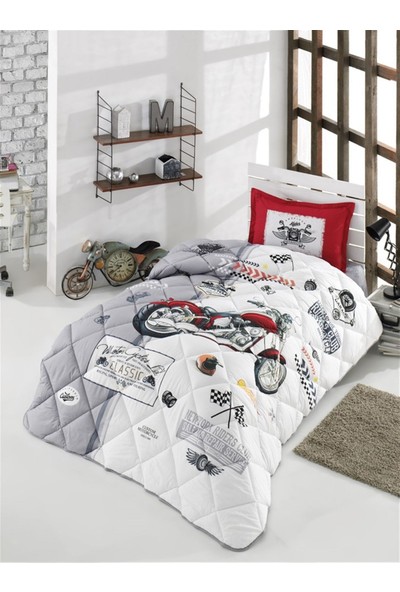 Clasy Tek Kişilik Yorgan Arizona Gri