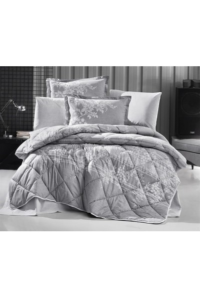 Clasy Tek Kişilik Yorgan Bova V1 Gri