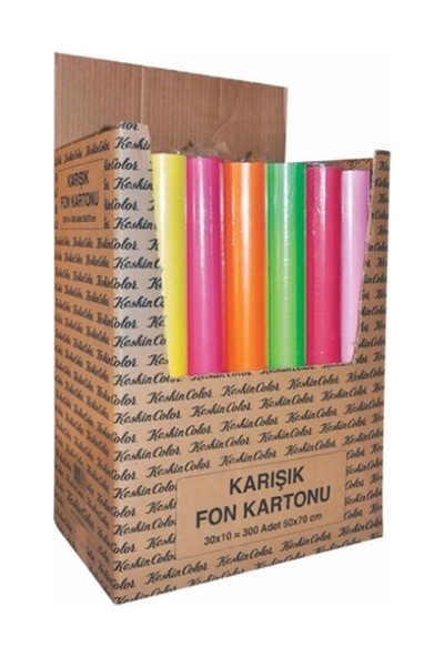 K.Color 50*70 160Gr 10Lu Rulo Stand Fon Kartonu