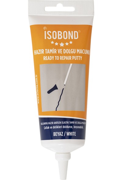 Eclectia Isobond Hazır Tamir ve Dolgu Macunu 330 gr Beyaz Eclectia Isobond Hazır Tamir ve Dolgu Macunu 330 gr Beyaz
