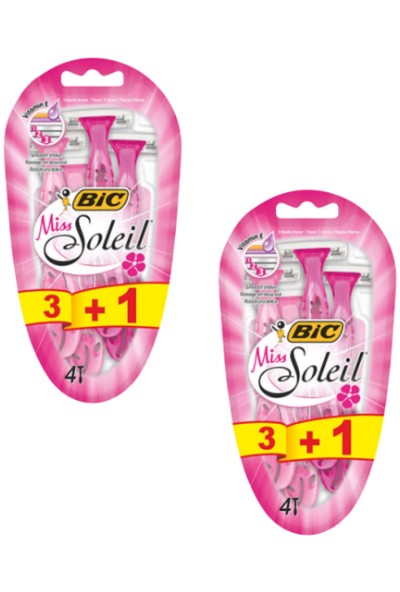 Bic Miss Soleil 3+1'li Blister Tıraş Bıçağı x 2 Adet