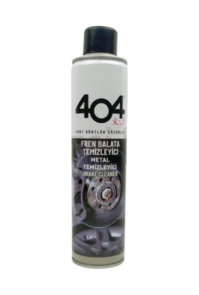 404 Fren Balata ve Metal Temizleyici 500 ml 300 gr 404 Fren Balata ve Metal Temizleyici 500 ml 300 gr