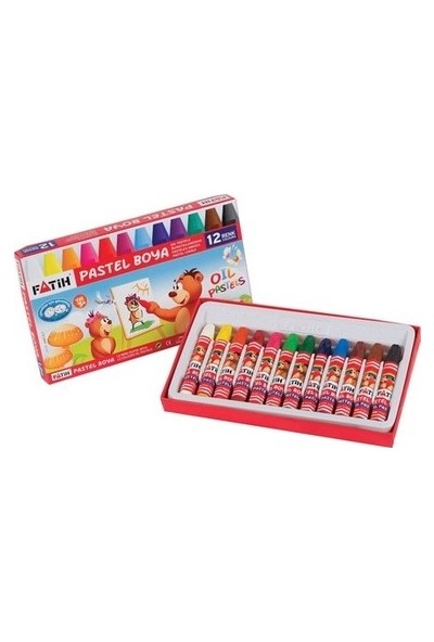 Fatih Renkli Pastel Boya 12'li Fatih Renkli Pastel Boya 12'li