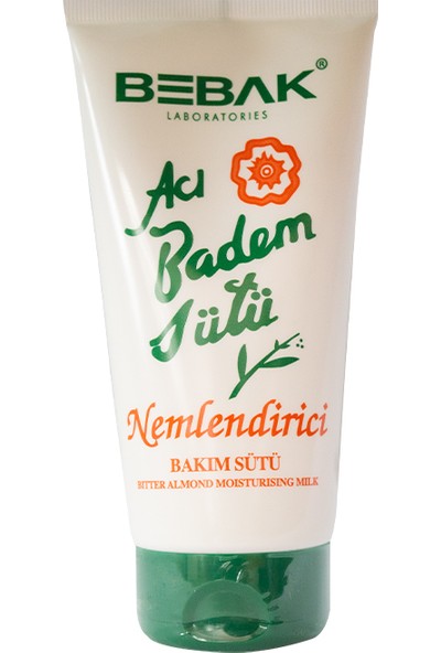Bebak Acı Badem Nemlendirici Bakım Sütü Tüp 175 ml Bebak Acı Badem Nemlendirici Bakım Sütü Tüp 175 ml