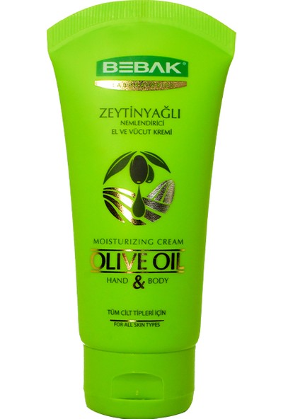 Bebak Zeytinyağlı El Ve Vücut Nemlendirici Kremi Tüp 75 ml Bebak Zeytinyağlı El Ve Vücut Nemlendirici Kremi Tüp 75 ml