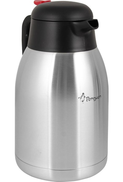 Penguen Çift Katlı Çelik Termos 2 lt Çay Termosu